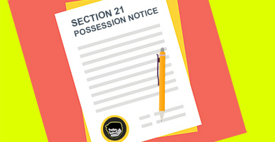 Section 21 - Notice of Possession Order Form